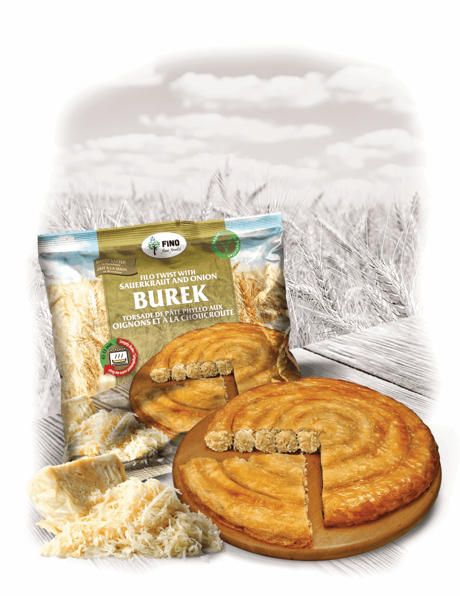 Burek – filo twist with cabbage – Fino Fine Foods